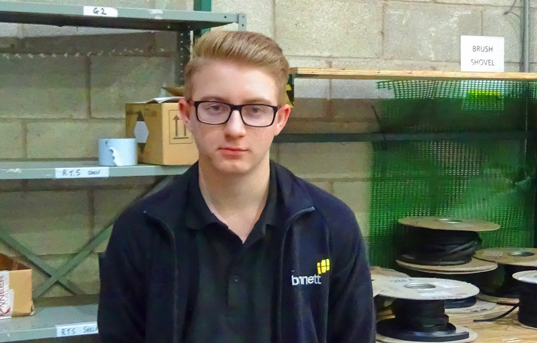 Apprentice Profile - Adam Wilshaw | Bennett Architectural Aluminium